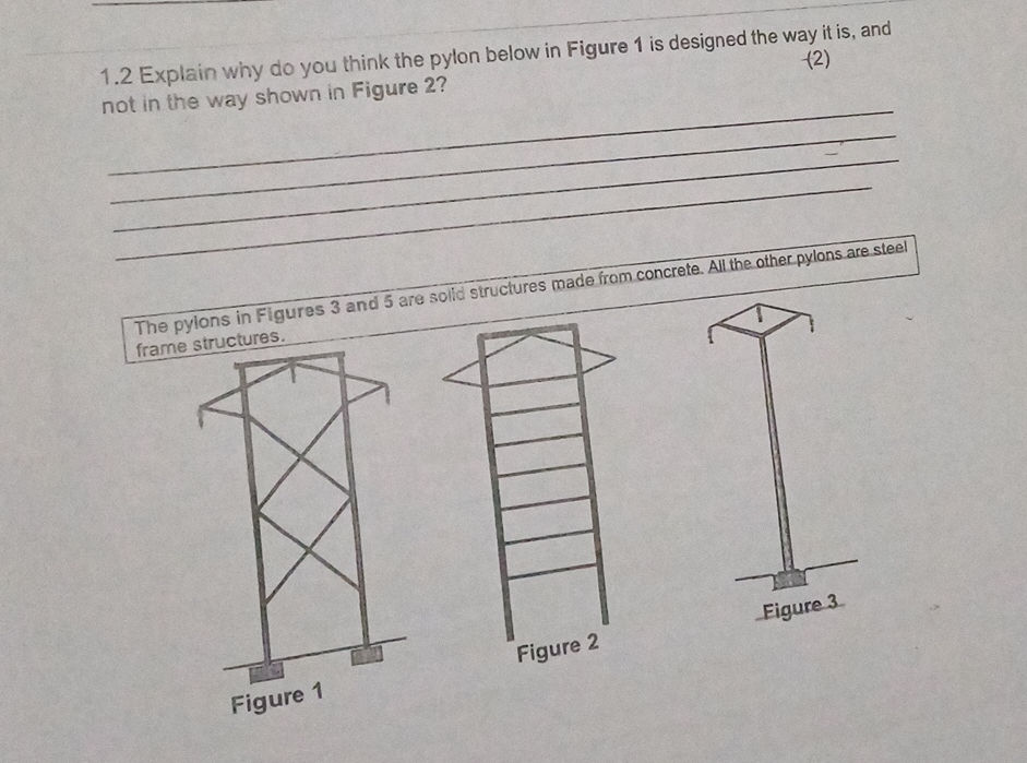 12 Explain why do you think the pylon below