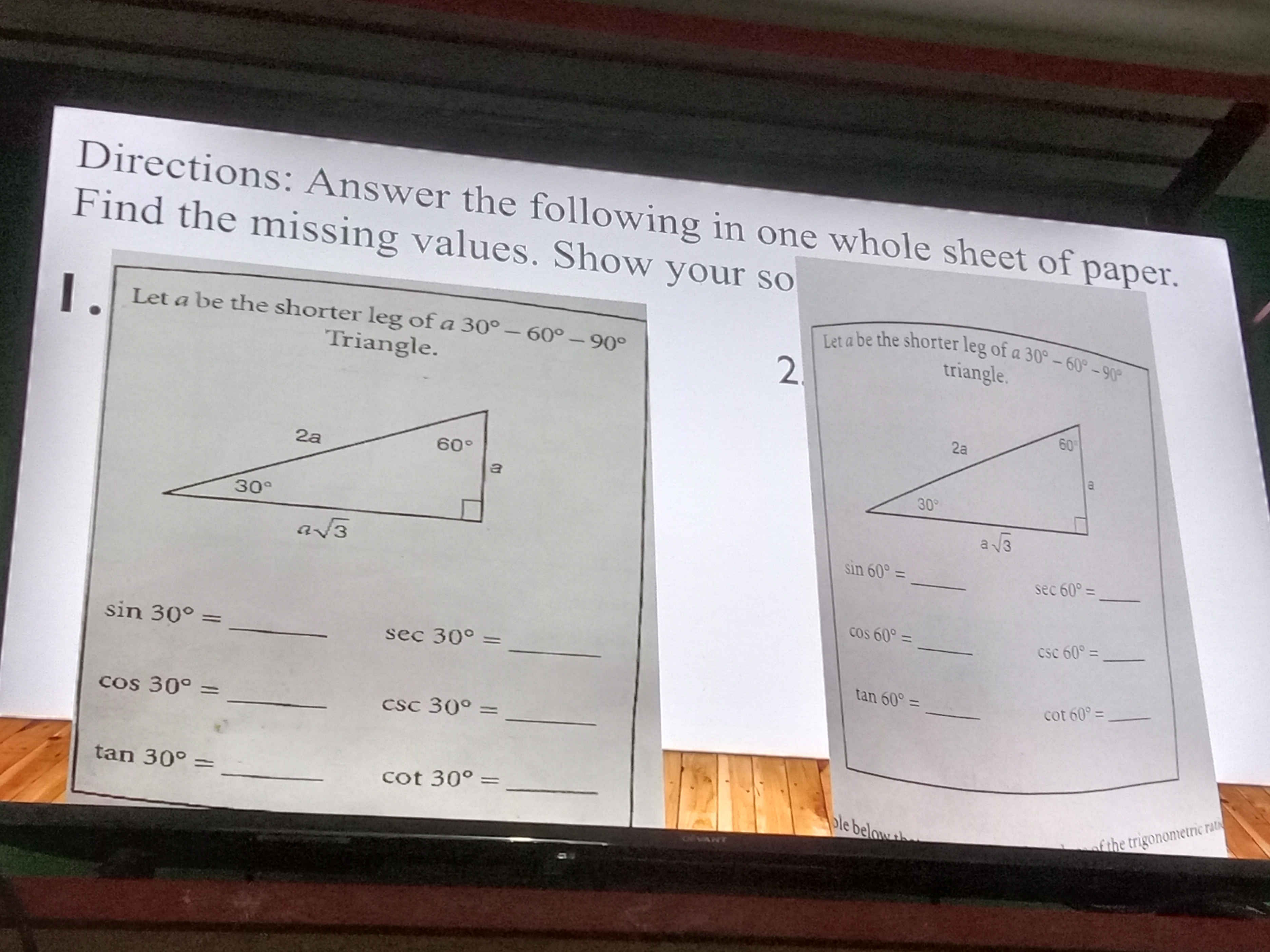 Directions: Answer the following in one | StudyX