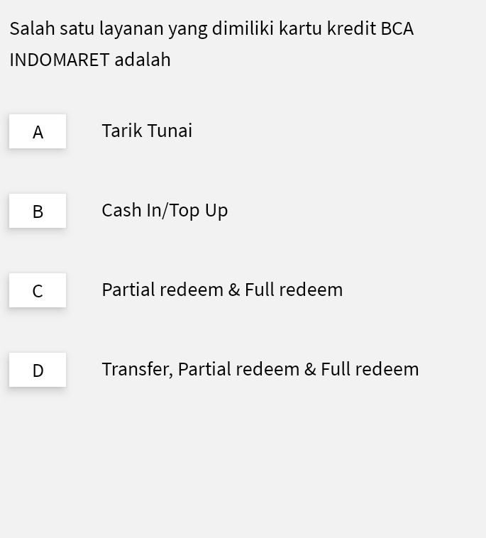 Salah satu layanan yang dimiliki kartu | StudyX