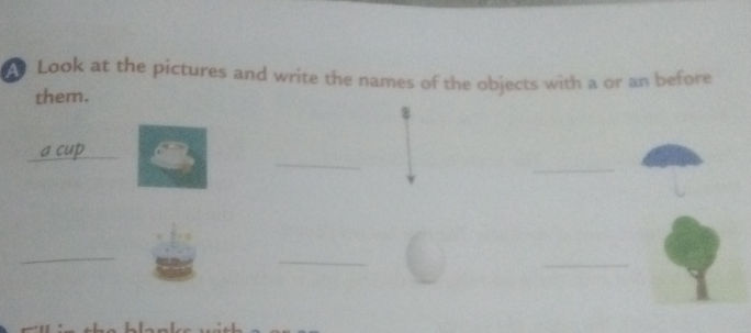 Look at the pictures and write the names of | StudyX