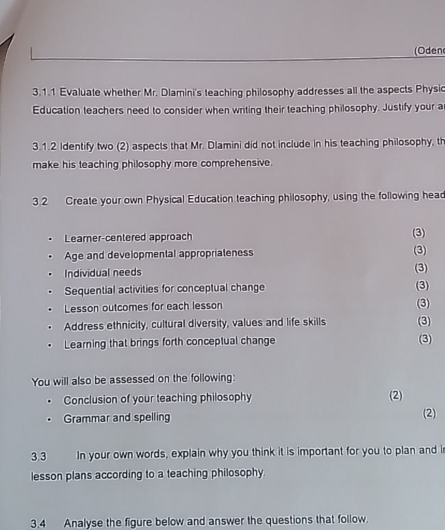 311 Evaluate whether Mr Dlaminis teaching | StudyX