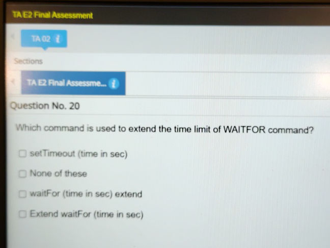 Which command is used to extend the time | StudyX