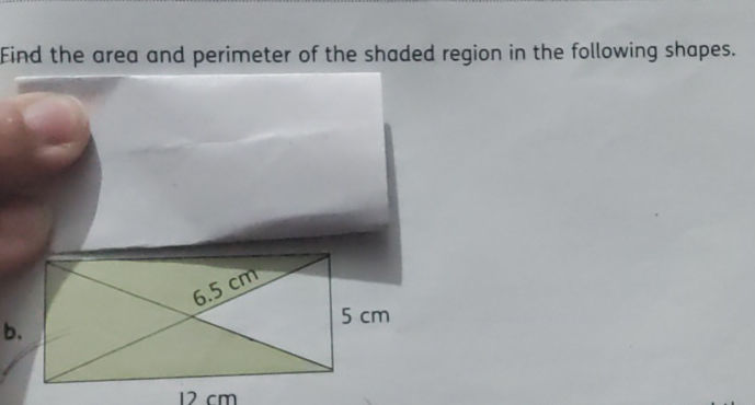 Find the area and perimeter of the shaded | StudyX