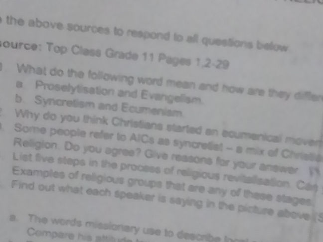 1. What do the following word mean and how | StudyX