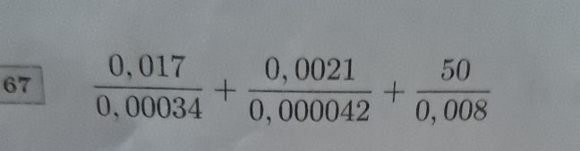 $ {0.017}{0.0034} + {0.0021}{0.00042}