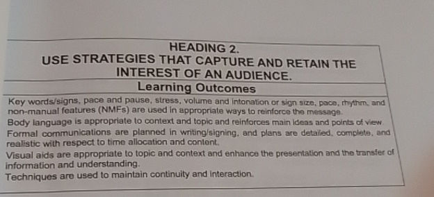 HEADING 2 USE STRATEGIES THAT CAPTURE AND | StudyX