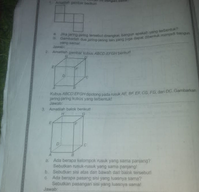 1 Amatilah gambar berikut Insert image of a | StudyX