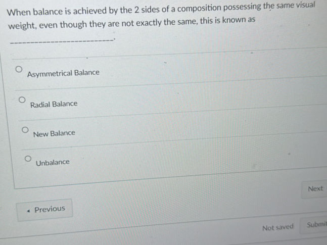 When balance is achieved by the 2 sides of a | StudyX