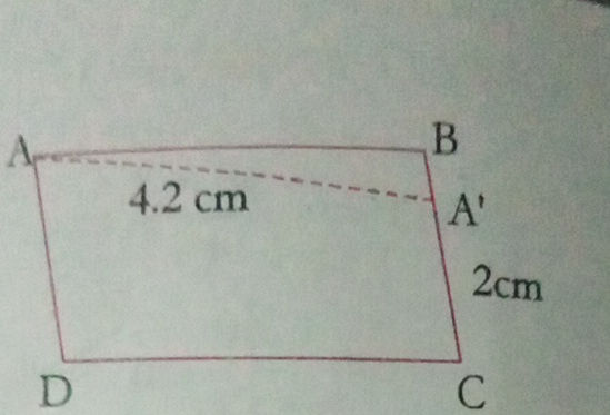 The figure shows a parallelogram ABCD AA = 2 | StudyX