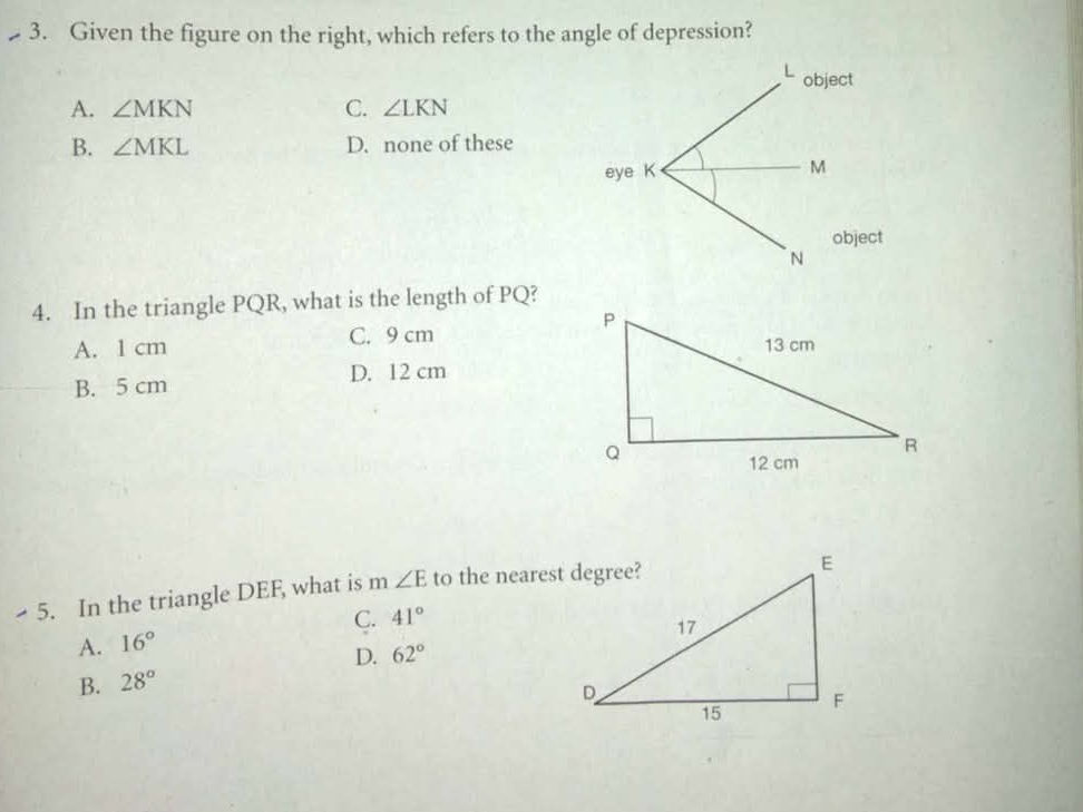 3. Given the figure on the right, which | StudyX