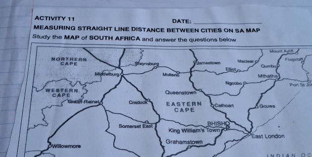 ACTIVITY 11 MEASURING STRAIGHT LINE DISTANCE | StudyX