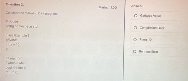 Consider the following C++ program c++ | StudyX
