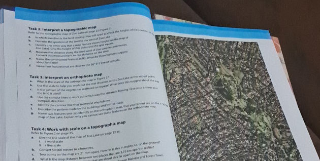 Task 2 Interpret a topographic map Refer to | StudyX