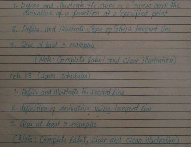1 Define and illustrate the slope of a curve | StudyX