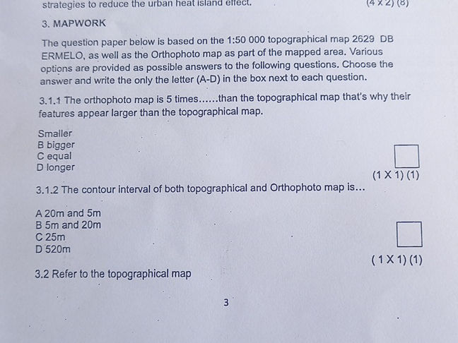 3.1.1 The orthophoto map is 5