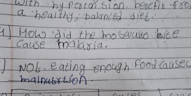 4) How did the mosquito bite cause malaria | StudyX