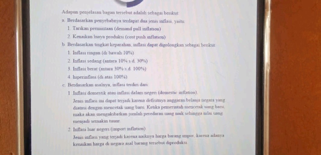 Adapun penjelasan bagan tersebut adalah | StudyX