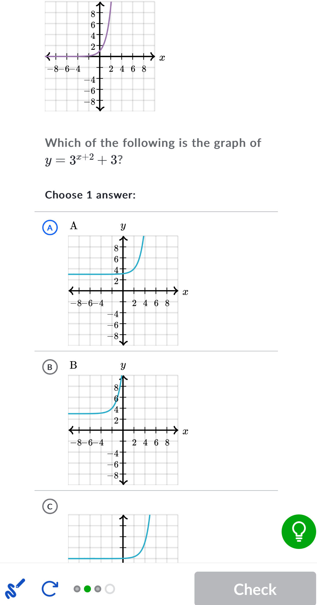 Which of the following is the graph of $y = | StudyX