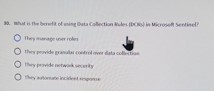 30. What is the benefit of using Data | StudyX