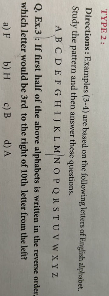 TYPE 2 Directions Examples (3-4) are based | StudyX