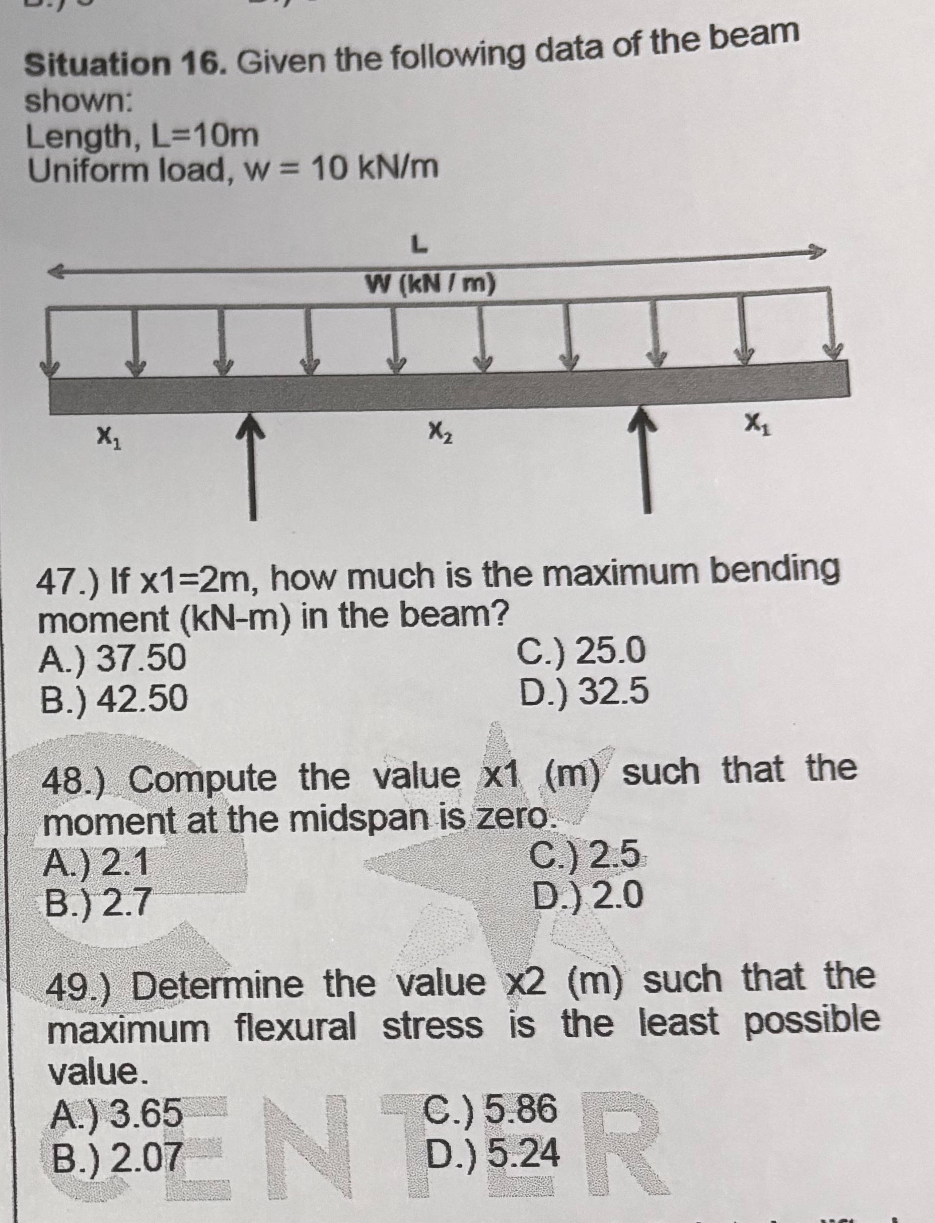 Situation 16. Given the following data of | StudyX