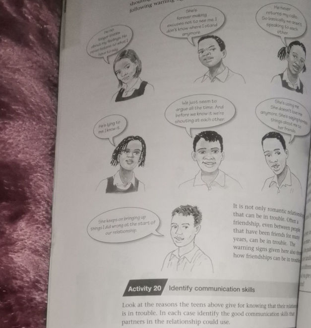 Activity 20 Identify communication skills | StudyX