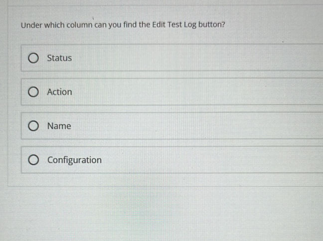 Under which column can you find the Edit