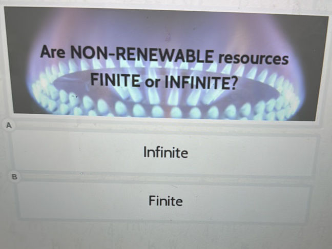 Are NON-RENEWABLE resources FINITE or | StudyX