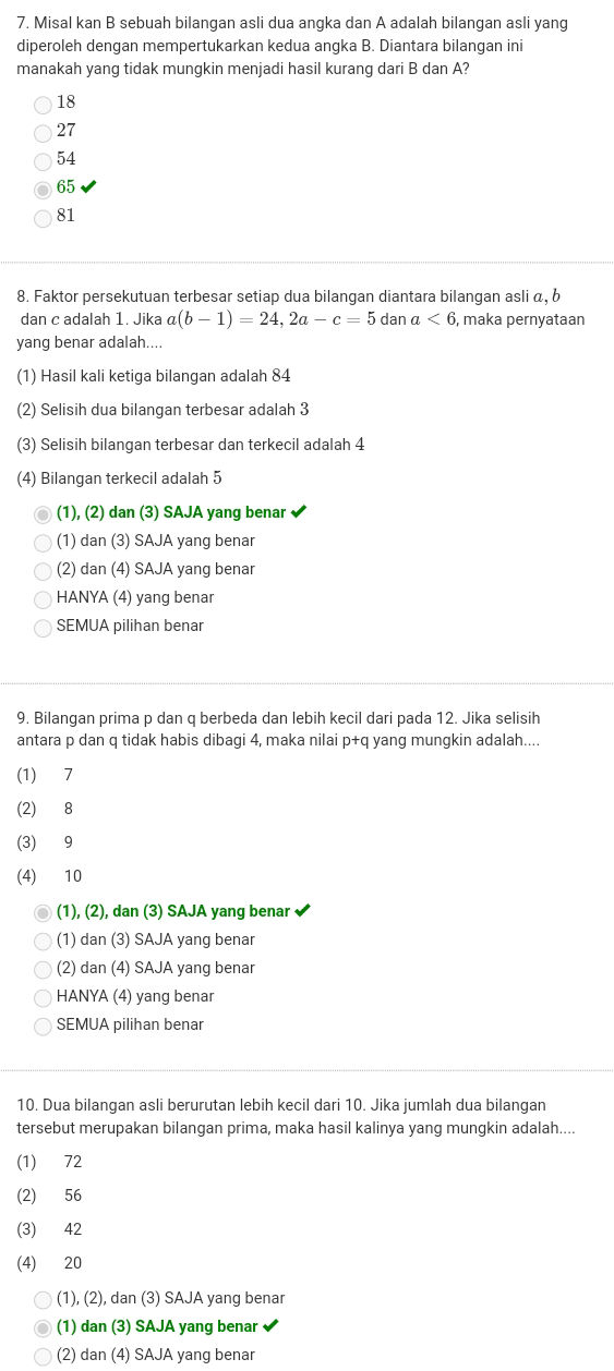 7 Misal kan B sebuah bilangan asli dua angka | StudyX
