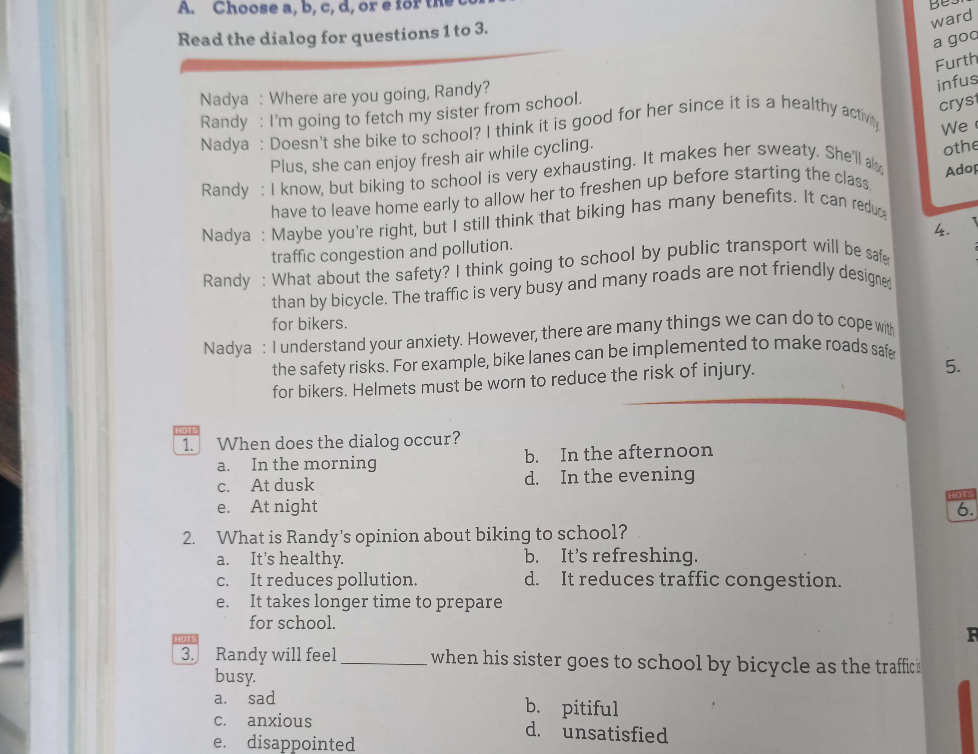 1 When does the dialog occur a In the | StudyX