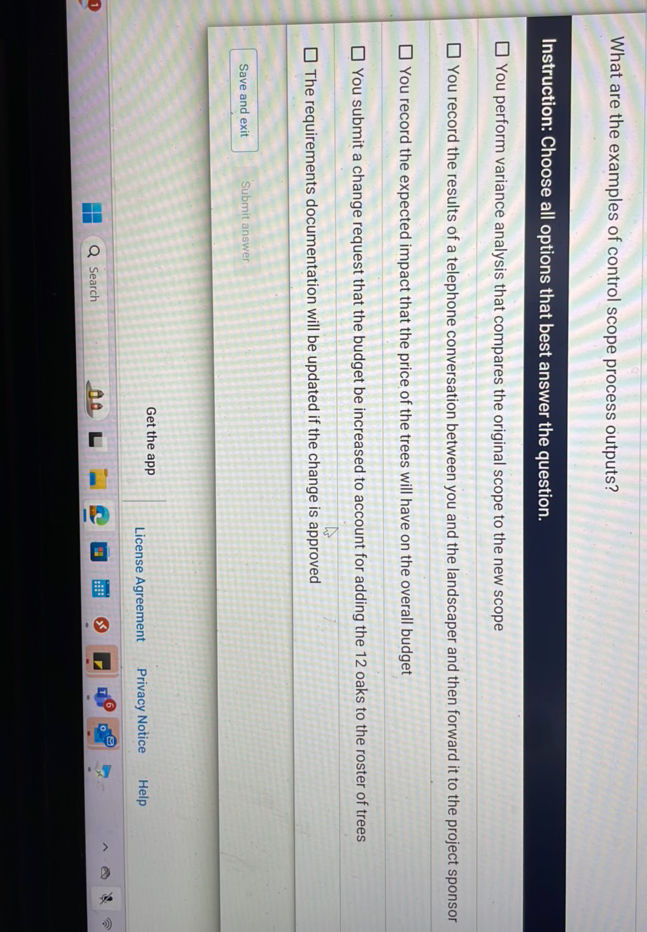 What are the examples of control scope | StudyX