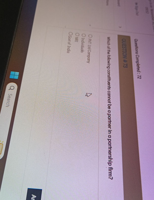 Which of the following constituents cannot | StudyX
