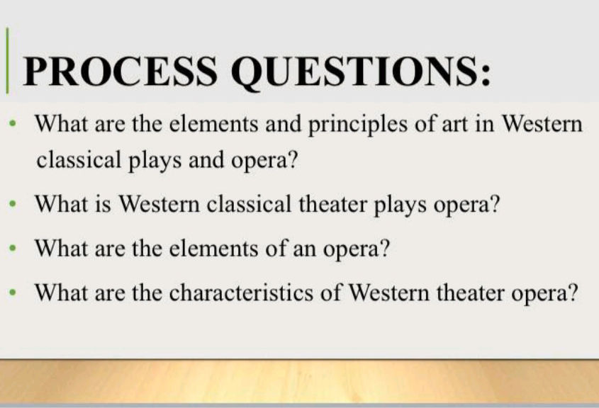 PROCESS QUESTIONS: * What are the elements | StudyX
