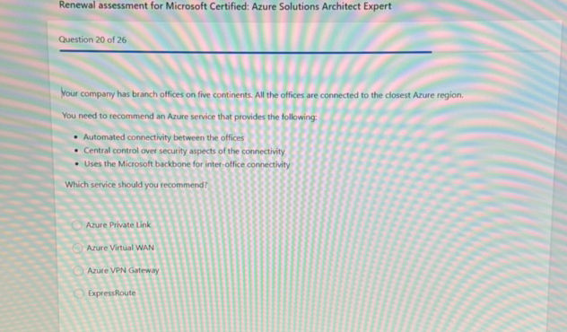Renewal assessment for Microsoft Certified | StudyX