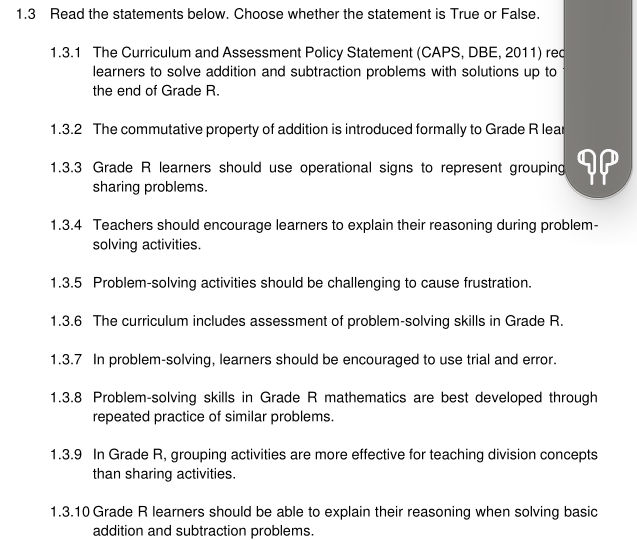 1.3 Read the statements below. Choose | StudyX