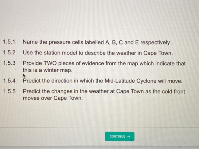 151 Name the pressure cells labelled A B C | StudyX
