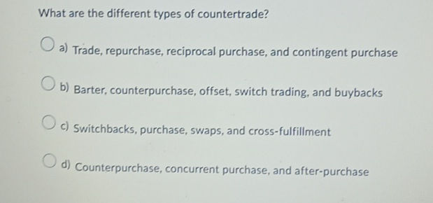 What are the different types of | StudyX