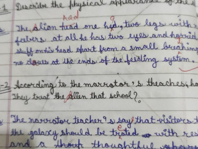 -1 Describe the physical appearance of the | StudyX