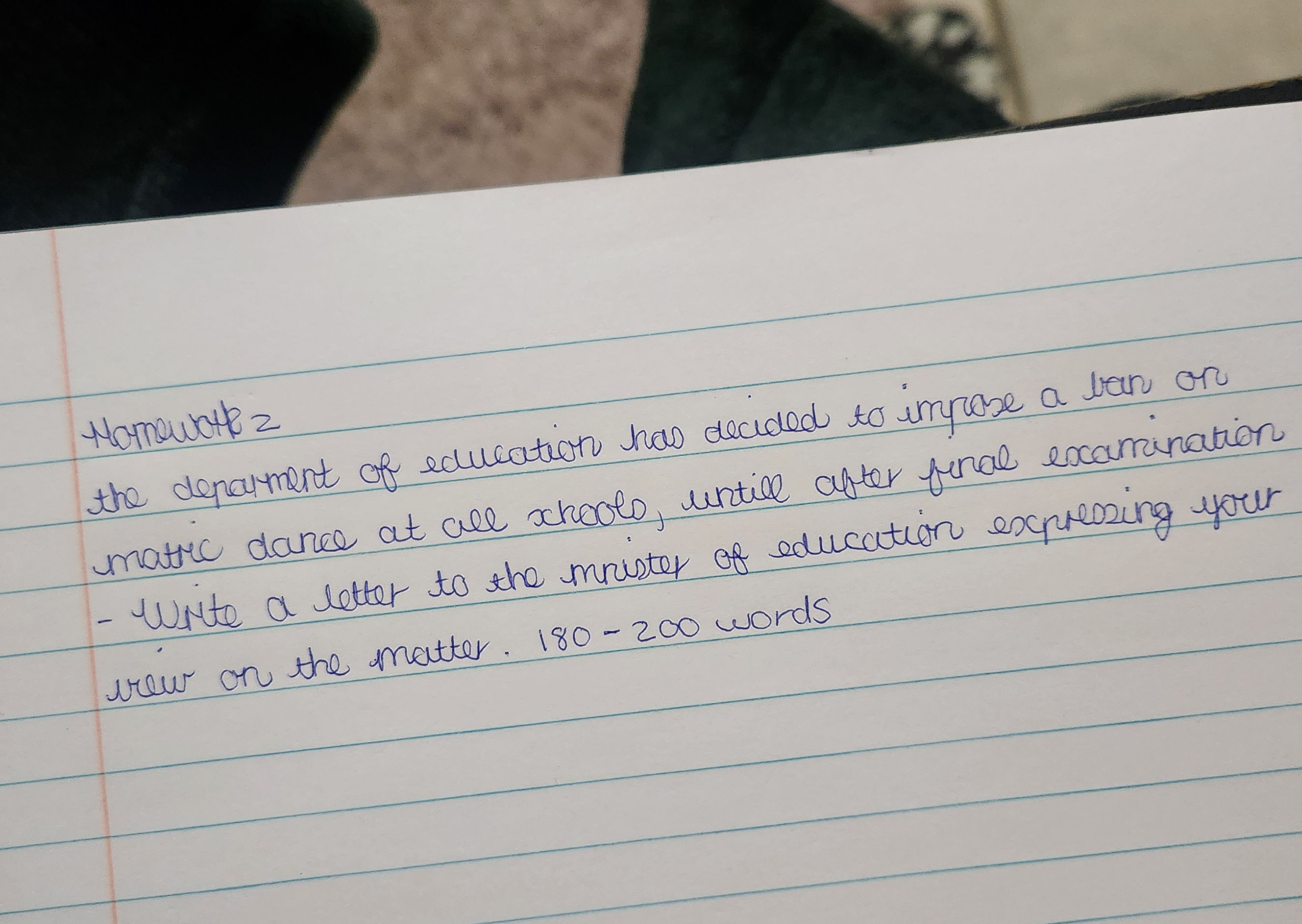 Homework 2 the department of education has | StudyX
