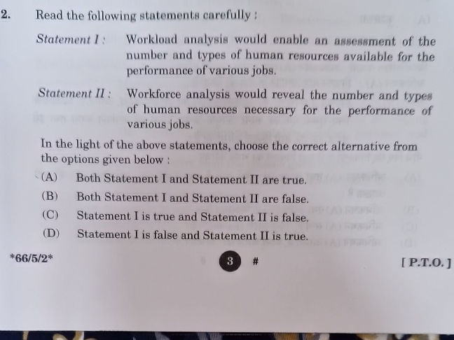 2. Read the following statements carefully: | StudyX