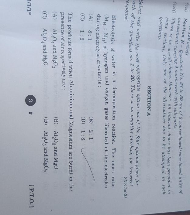 Electrolysis of water is a decomposition | StudyX