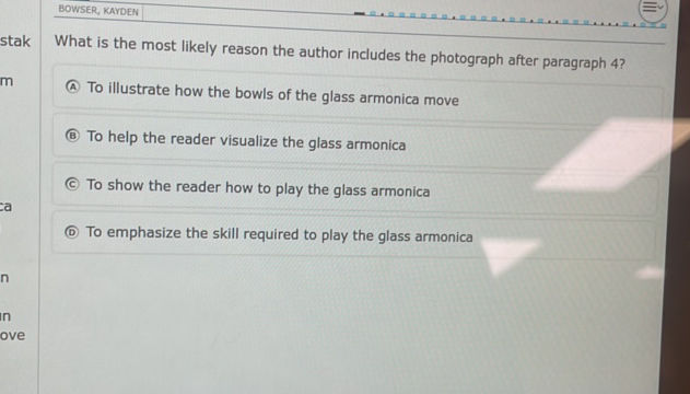 What is the most likely reason the author | StudyX