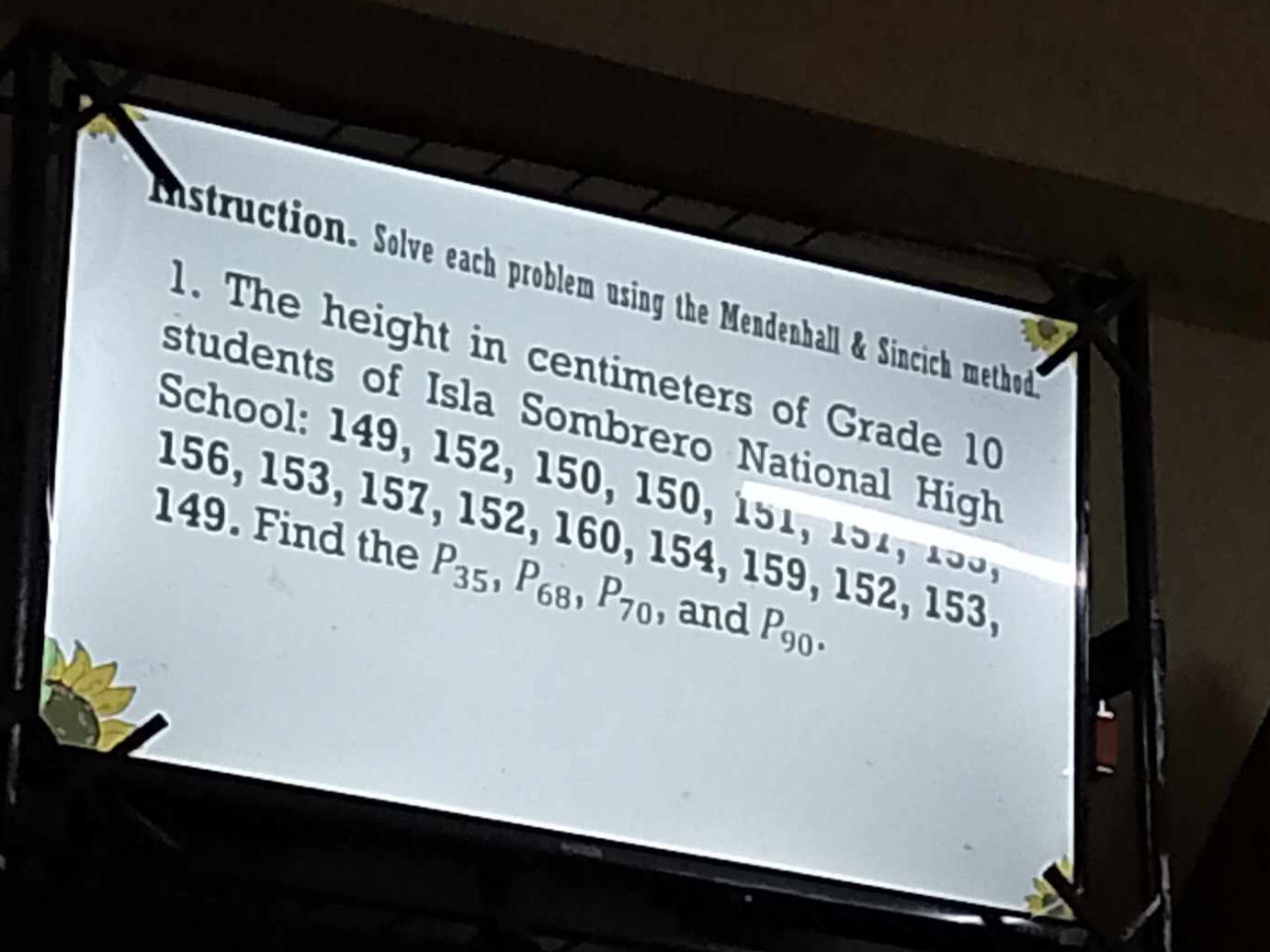 Instruction. Solve each problem using the | StudyX