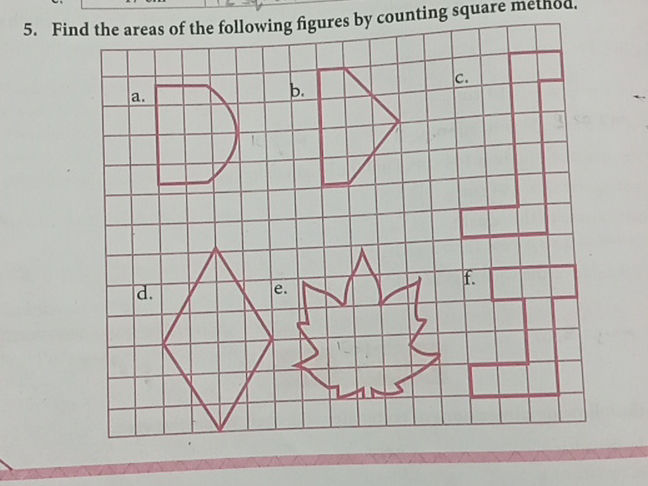 5. Find the areas of the following figures | StudyX