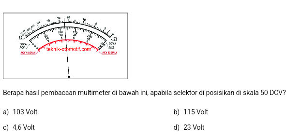 Berapa hasil pembacaan multimeter di bawah | StudyX