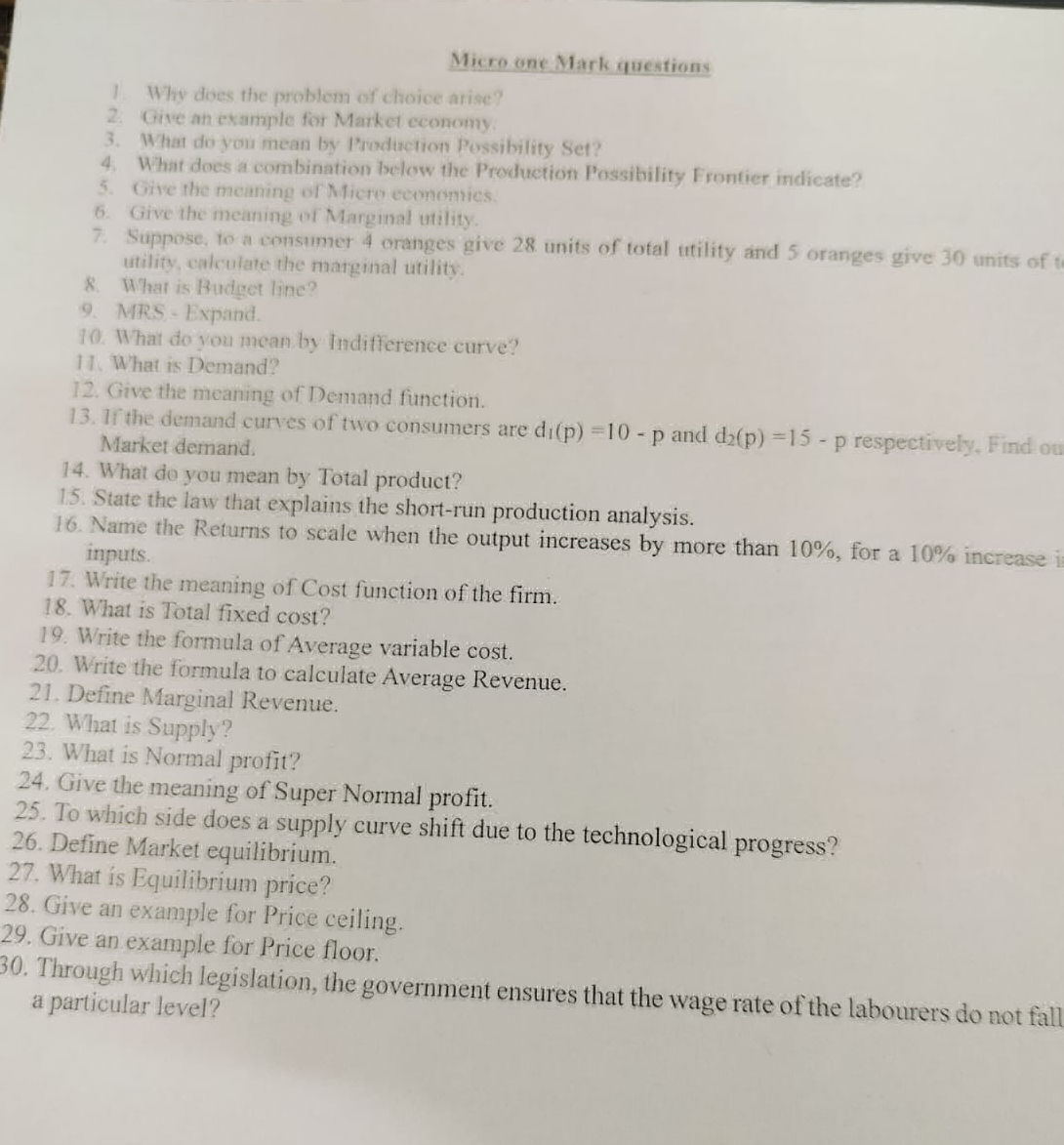 1 Why does the problem of choice arise 2 | StudyX