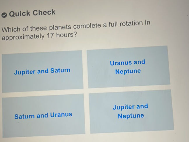 Which of these planets complete a full | StudyX