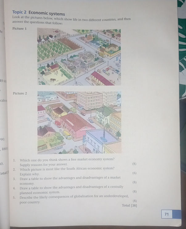 Topic 2 Economic systems Look at the | StudyX