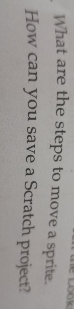 What are the steps to move a sprite How can | StudyX