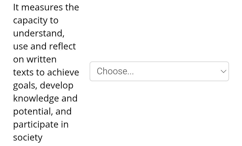 It measures the capacity to understand, use | StudyX